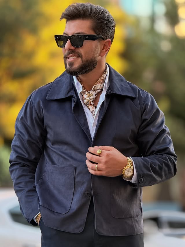 Petroleum Velvet Jacket – O,ZERO